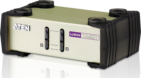 Aten - CS82U - 2-Port PS/2-USB VGA KVM Switch | Wisdom Stores